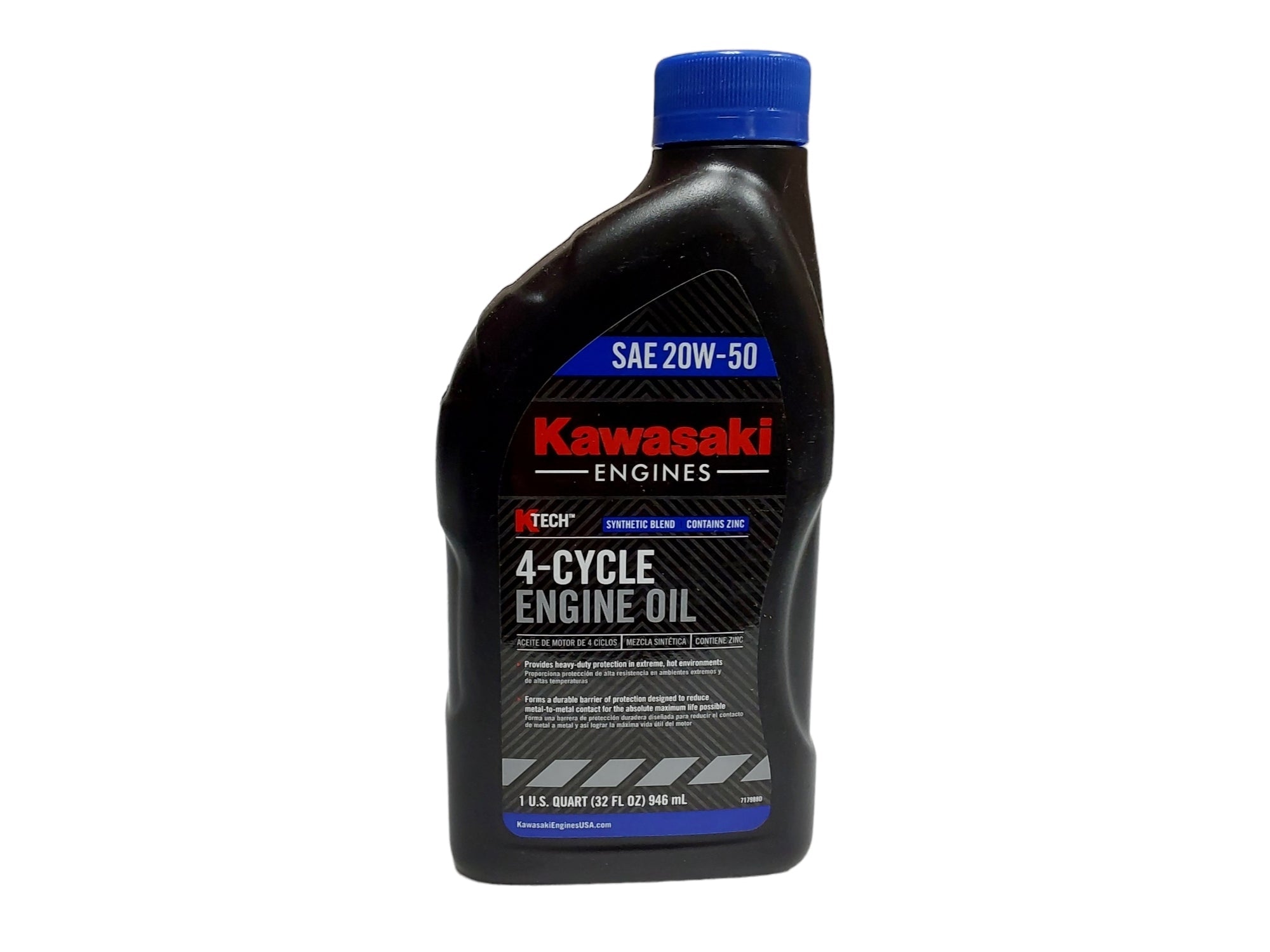 Proven Part Kawasaki Ktech 4-Cycle Engine Oil 20W-50 1 Qt Bottles- 999