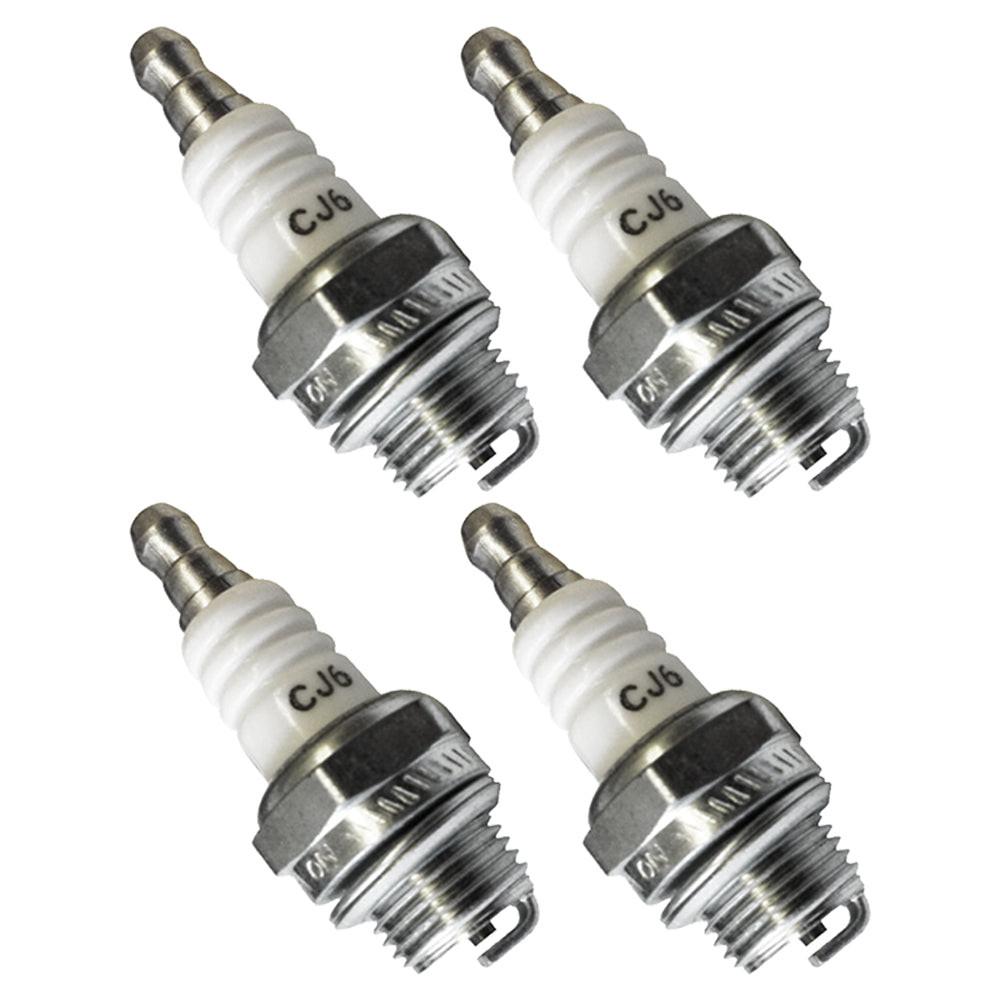 Proven Part 4 Pack Genuine Champion Cj6 Spark Plug Copper Plus 849