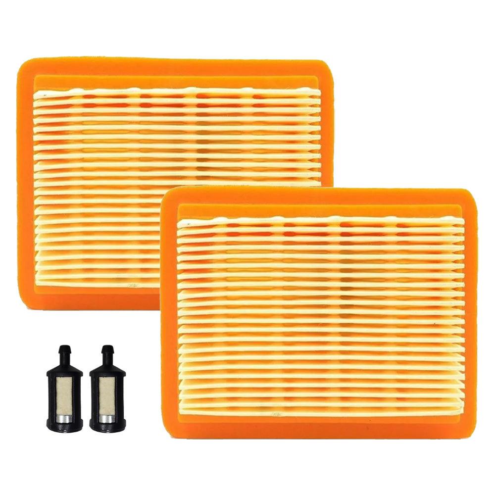 2PK Air Filter and Fuel Filter For Stihl FS120 FS200 FS250 FS350 HT250 ...