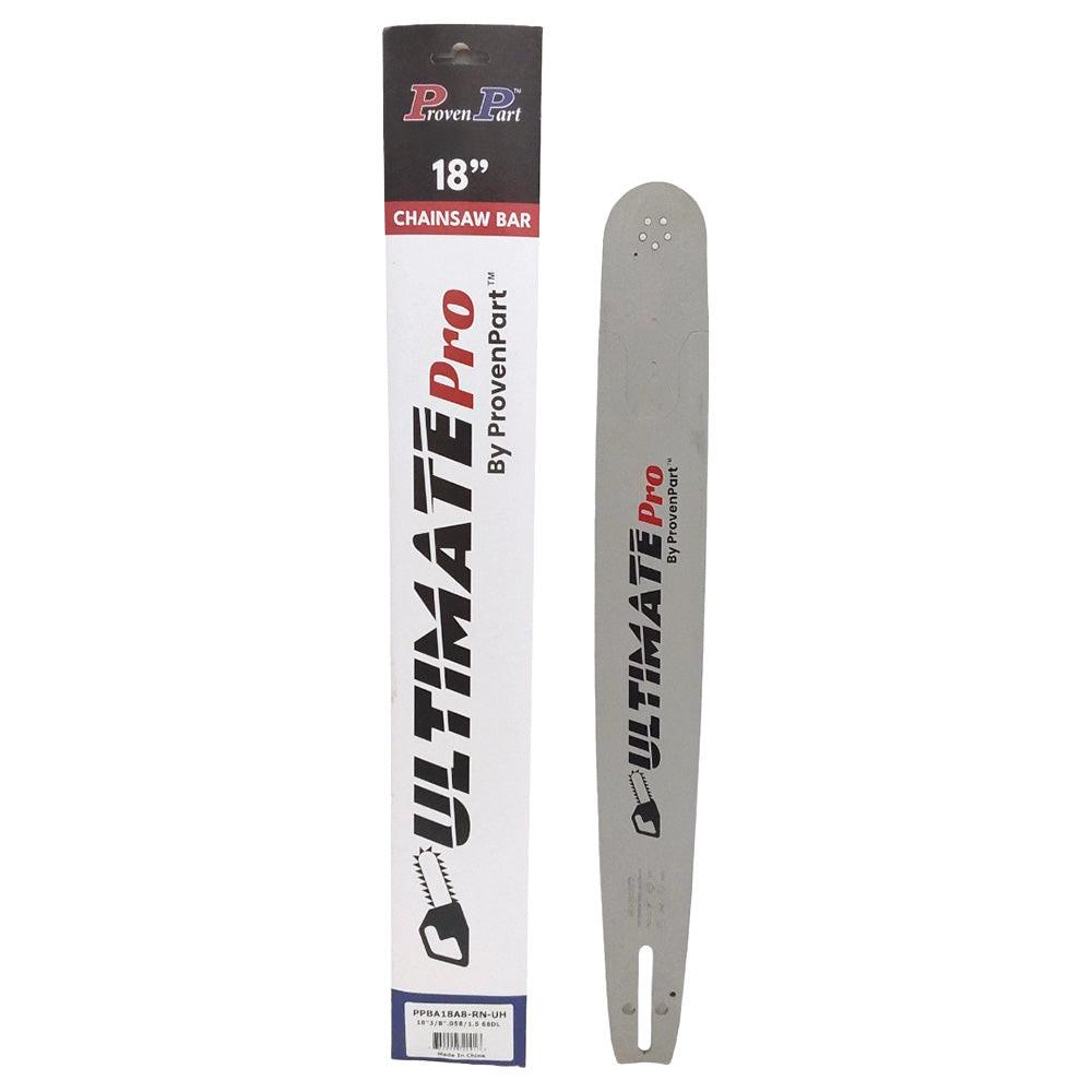 Proven Part 18" Bar 3/8" .058" 68DL Fits Jonsered 2159 2258 2260 For ...