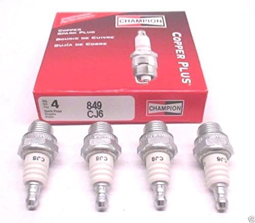 Proven Part 4 Pack Genuine Champion Cj6 Spark Plug Copper Plus 849 ,Pr