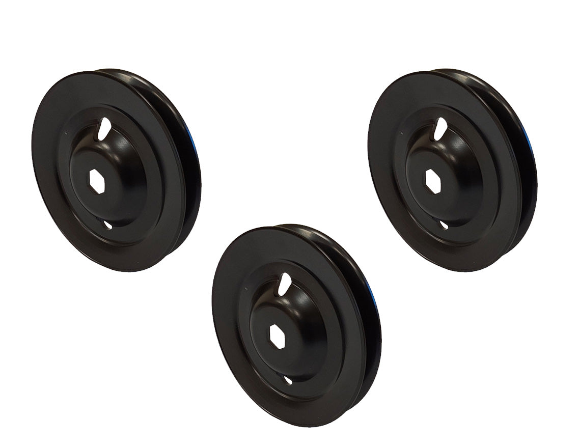 DECK BLADE SPINDLE PULLEY SET FITS JOHN DEERE 145 155C D140 D150 D160 ...