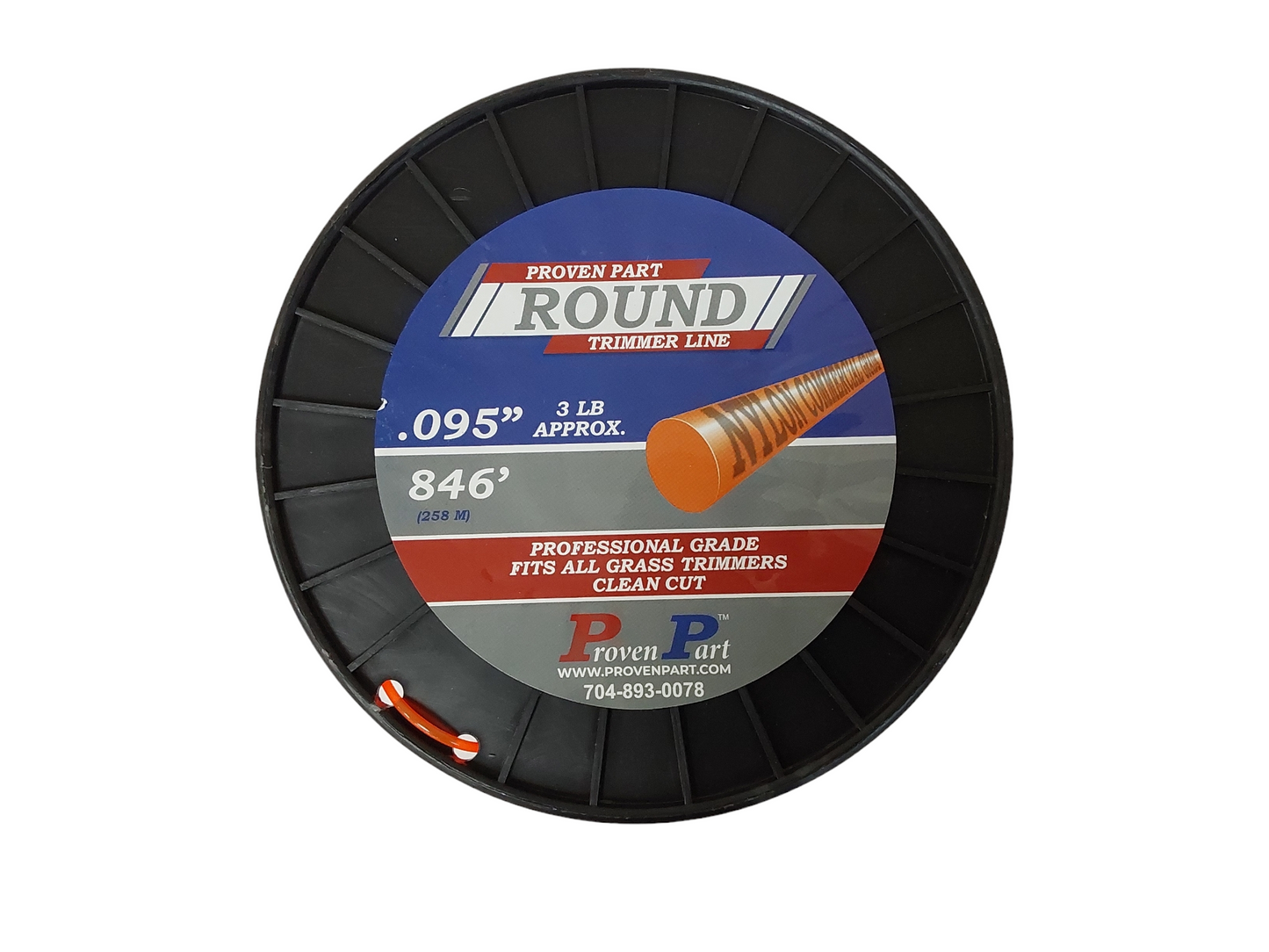 Proven Part Round Professional Grade Trimmer Line .095 3Lb Size